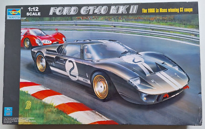 Trumpeter 1/12 Scale Ford GT 40Mk.II #05403 AS-IS | eBay