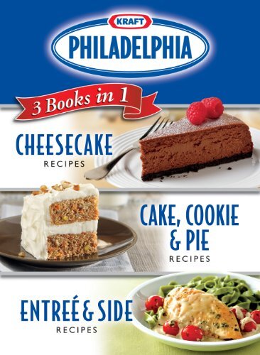KRAFT PHILADELPHIA 3 BOOKS IN 1 COOKBOOK By Publications International ...