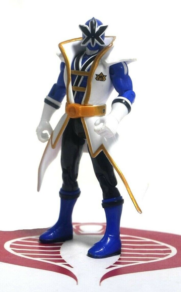 Power Rangers Action Figure Super Samurai BLUE Ranger Water 4.5" Bandai ...