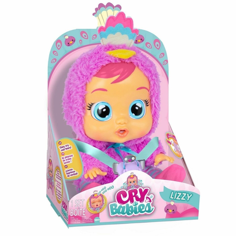 Cry Babies Lizzy Baby Peacock Doll | eBay