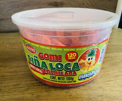 Hot Chilli gummy Gomitas Enchilados De Piña spicy candy 2.42 Lbs Of ...