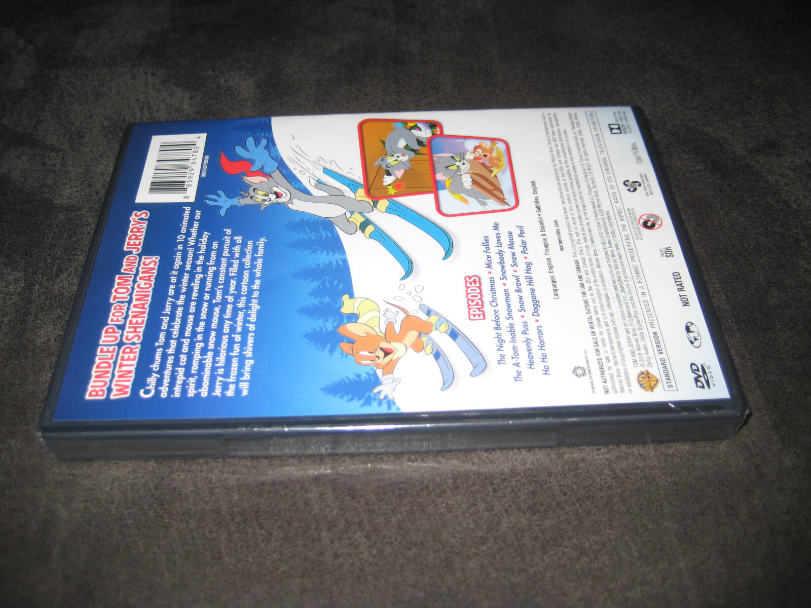 TOM AND JERRY WINTER TAILS (DVD 2018) BRAND NEW! - NR - STANDARD FORMAT ...