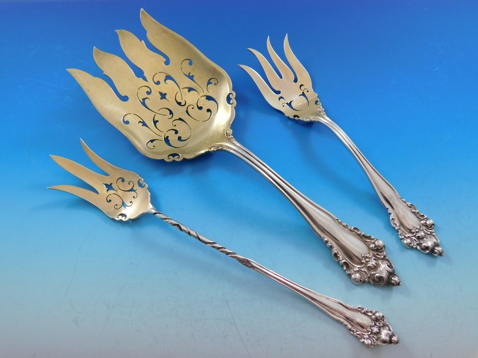 La Splendide by Reed & Barton Sterling Silver Flatware Service Set 123 ...