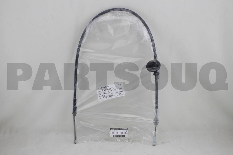 3640206J00 Genuine Nissan CABLE ASSY-PARKING BRAKE,FRONT 36402-06J00 | eBay