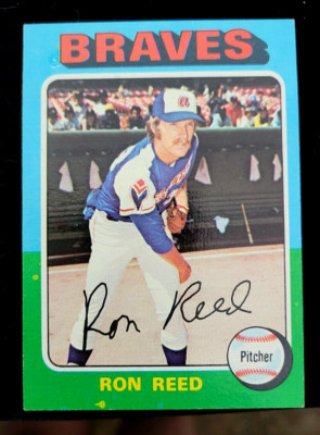 1975 TOPPS #81 RON REED VINTAGE CARD ATLANTA BRAVES | eBay