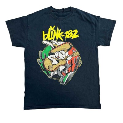 Vintage Blink 182 Band Rare Rabbit Mexico Cotton Unisex S-4XL T-Shirt ...