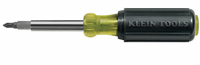 Klein 32477 10-in-1 Multi-Bit Screwdriver/Nut Driver, Phillips, Slotted ...