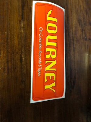 Journey Record Hype STICKER MEGA RARE PROMO ITEM VINTAGE 1970s era ...
