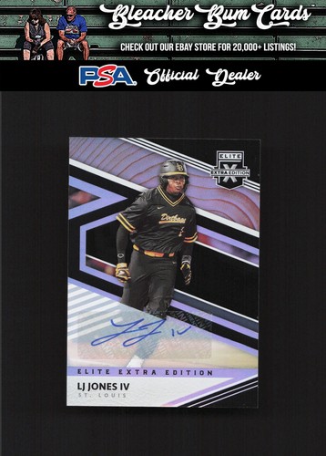 2020 Panini Elite Extra Edition 159 LJ Jones IV Auto | eBay