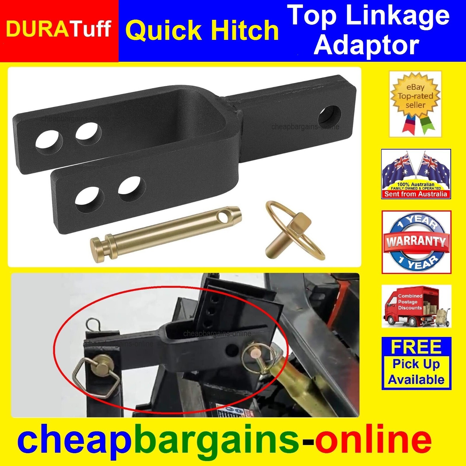 TRACTOR QUICK HITCH TOP LINK ADAPTOR TRACTOR QUICK HITCH TOP LINK ...