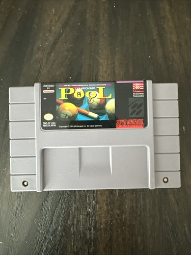Super Nintendo SNES Game Only Championship Pool | eBay