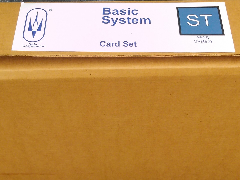 Nida MODEL 3600 BASIC SYSTEMS EXPERIMENT CARD SET for 130ST/ 360S ...