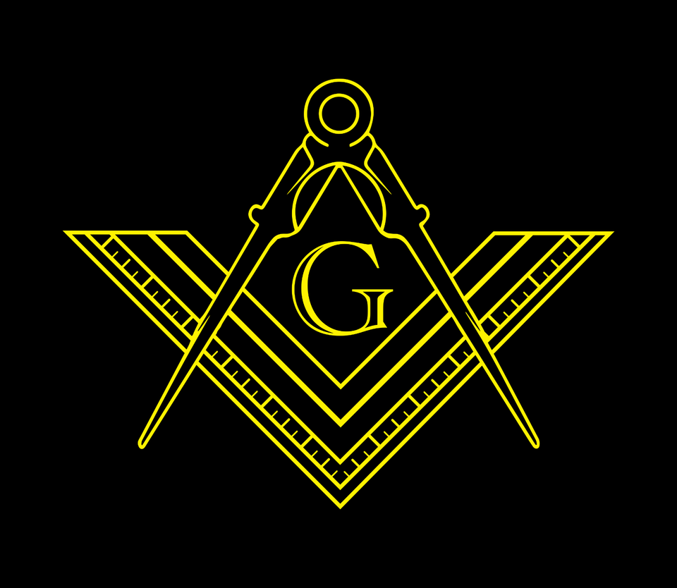 Vintage Masonic Freemason Compass & Square Mason Freemason Vinyl Decal ...