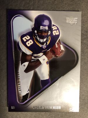 2007 Upper Deck Rookie Premier Adrian Peterson RC #21 Rookie Minnesota ...