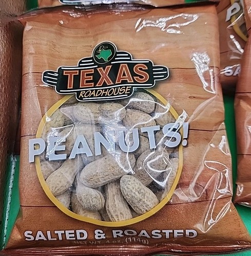 12 Bags Of Texas Roadhouse Salted & Roasted Peanuts 4 oz | eBay