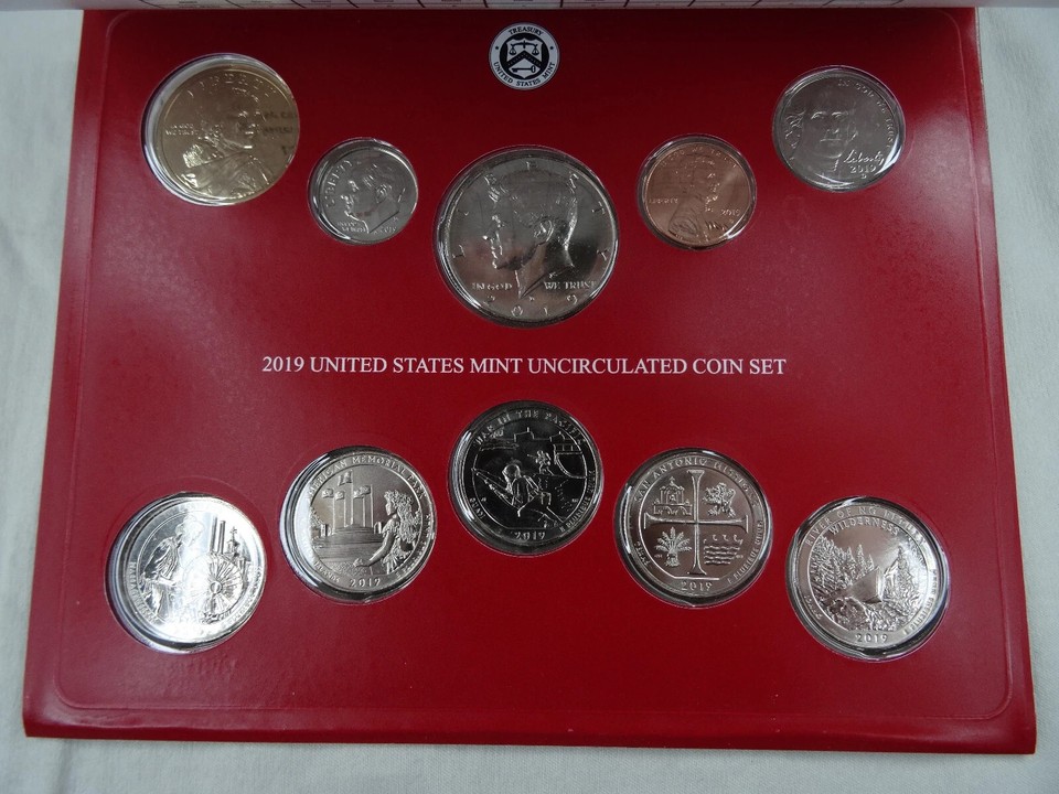2019 P & D US Mint Set Uncirculated 20 Coins OGP Original Mint ...