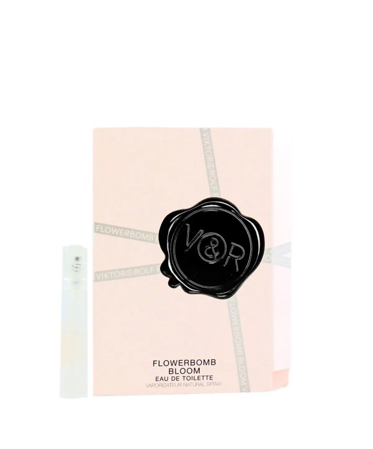 V&R VIKTOR & ROLF FLOWERBOMB BLOOM EDT 1.2ml .04fl oz x 1 PERFUME SPRAY ...