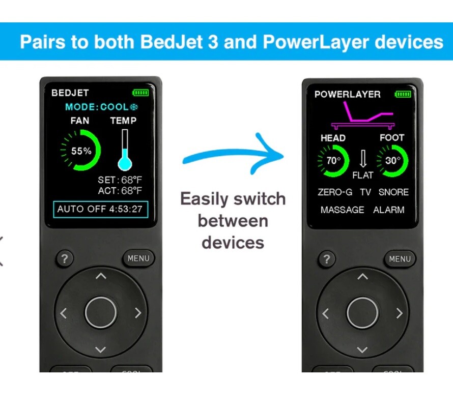 Bedjet 3/3S Climate Comfort Sleep System Remote Control OEM Brand New ...