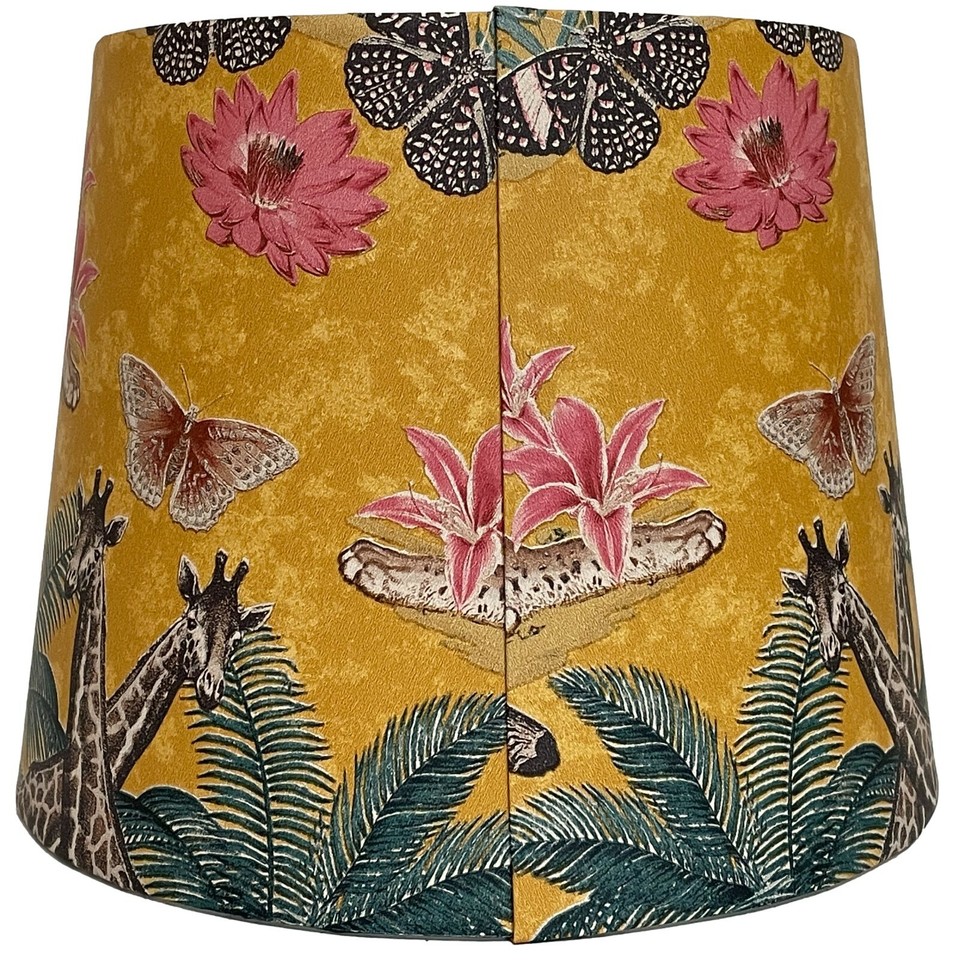 Jungle Animals Safari Lampshade Light Shade Zebra Leopard Bedroom ...