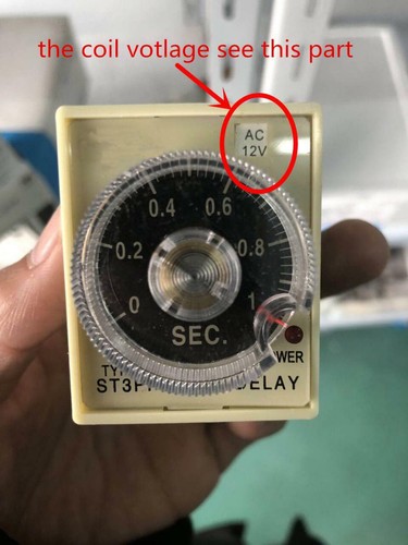 0-60Second PF083A Base 12/24/110/220/380V ST3PF Power Off Delay Timer ...