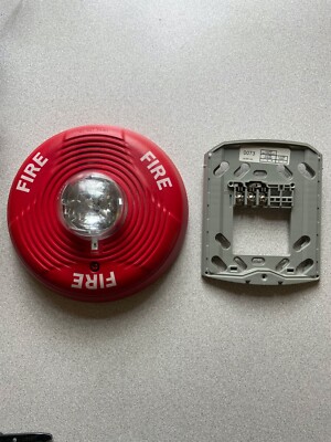 System Sensor PC2R Ceiling Mount Fire Horn Strobe - Red 783863028281 | eBay