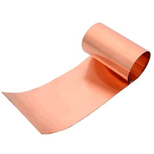 1pc 0.2mm Thickness Copper Sheet Roll High Purity Pure Copper Cu Metal ...