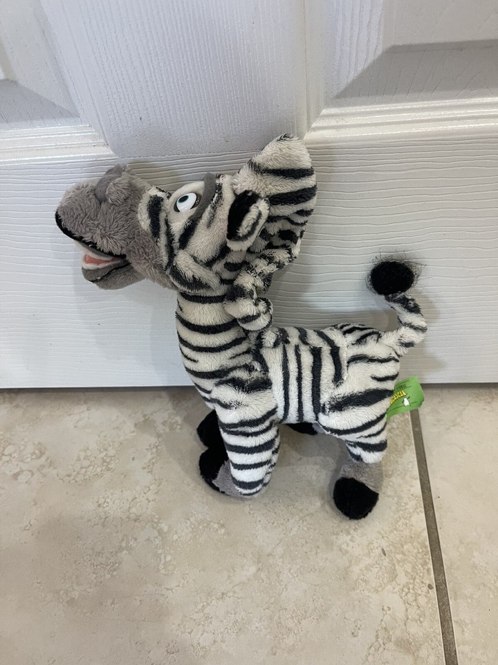 Madagascar Marty The Zebra Plush Toy - 9" Russ Stuffed Animal 2005 | eBay