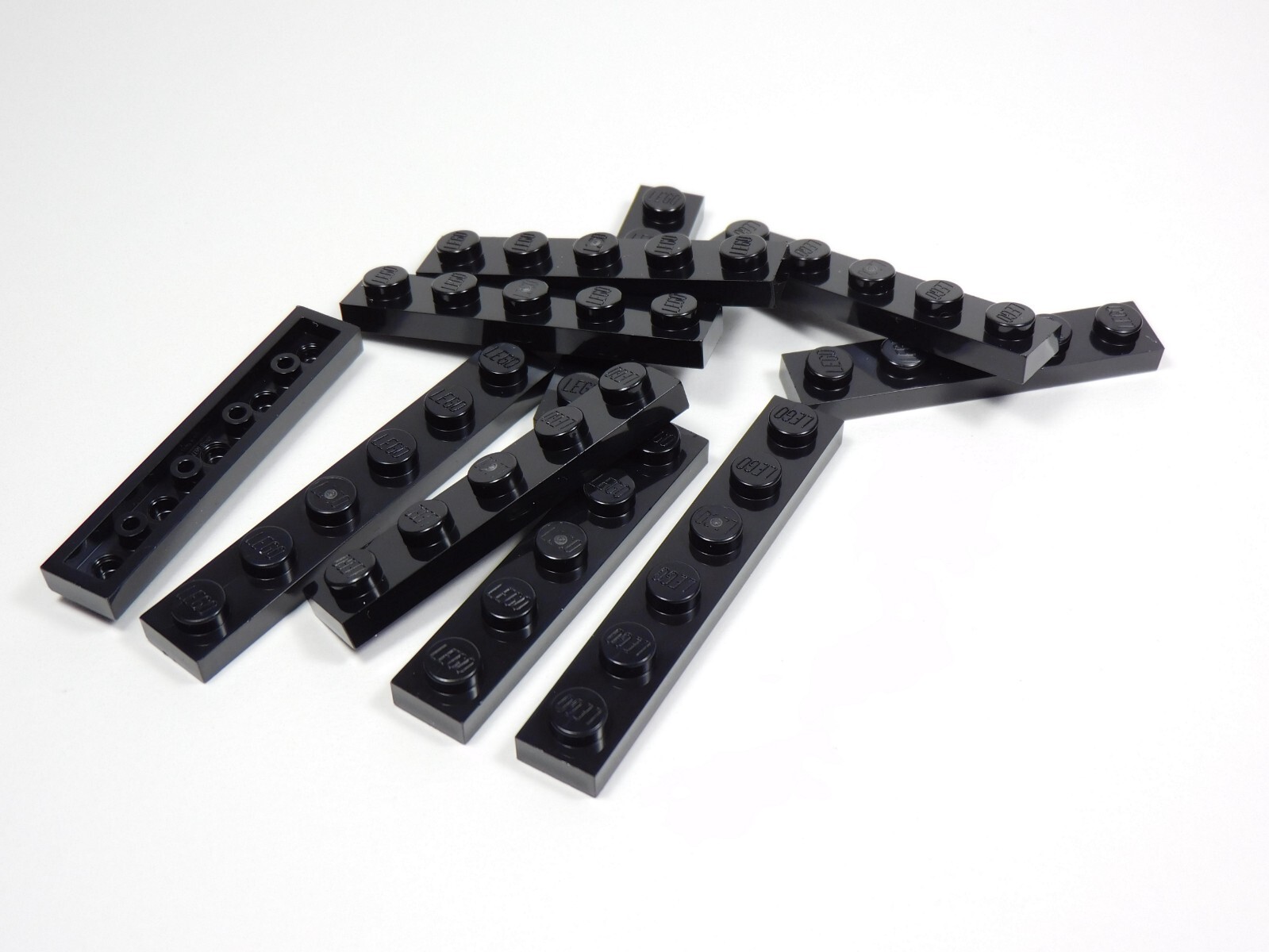 LEGO Lot of 10 Black 1x6 Plates F2 | eBay
