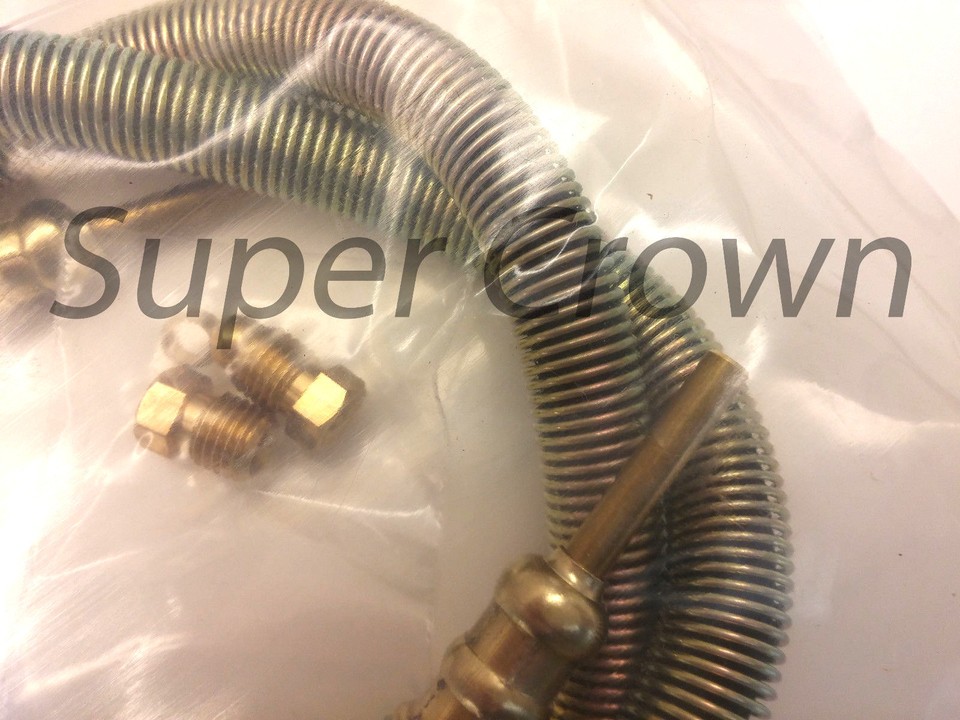 Flexible Oil Mesh Metal Surround Hose Line Tubing Ф4mm x 51.18"L FHCY ...