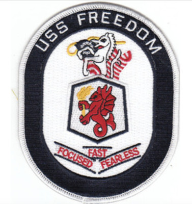 5" NAVY USS FREEDOM LCS-1 EMBROIDERED PATCH | eBay