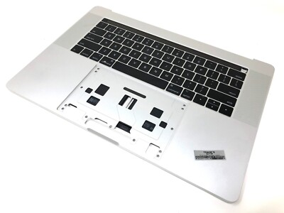 Apple 15" MacBook Pro A1707 Silver Top Case Keyboard Battery Late 2016 ...