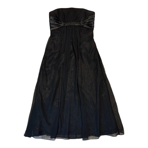 Belsoie Dress Womens 10 Black Strapless Formal Gown Prom Swiftsy Whimsy ...