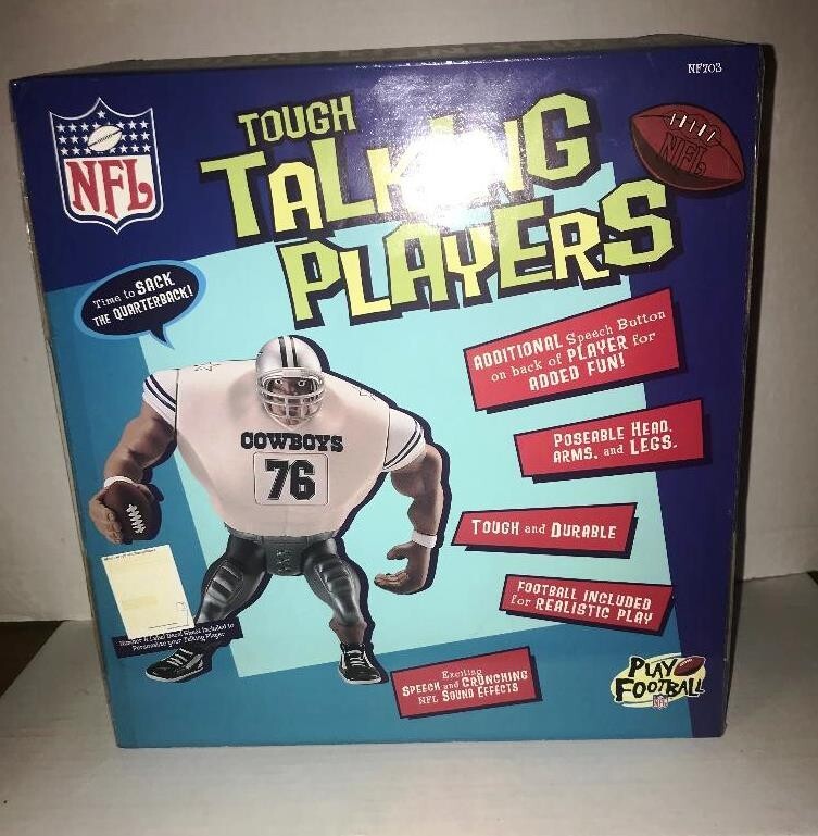 NEW - NFL - TOUGH TALKING PLAYERS PACKERS #68- - POSEABLE ACTION FIGURE ...