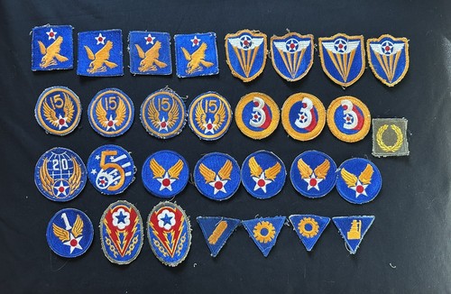 GREAT! WW2 USAAF Army Air Force Patch Lot of 30 | eBay