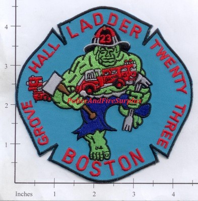 Massachusetts - Boston Ladder 23 MA Fire Dept Patch | eBay