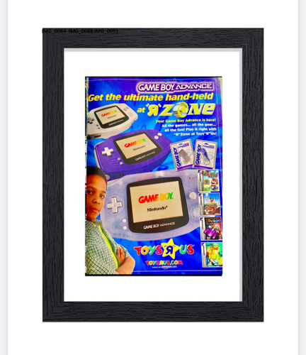 Vintage Framed Print Ad Wall Art 11x14 Nintendo Toysrus R Zone Gameboy ...