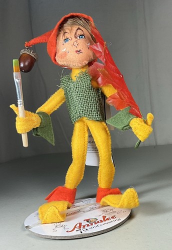 2012 Annalee 9” Gold Woodsprite Pixie Elf Doll NWT Thanksgiving Fall ...