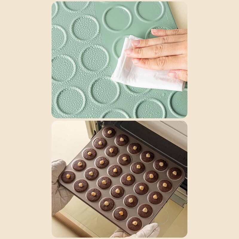 Macaron Mold Cake Pan Non-Stick Macaron Bakeware Cookie Baking Pan ...