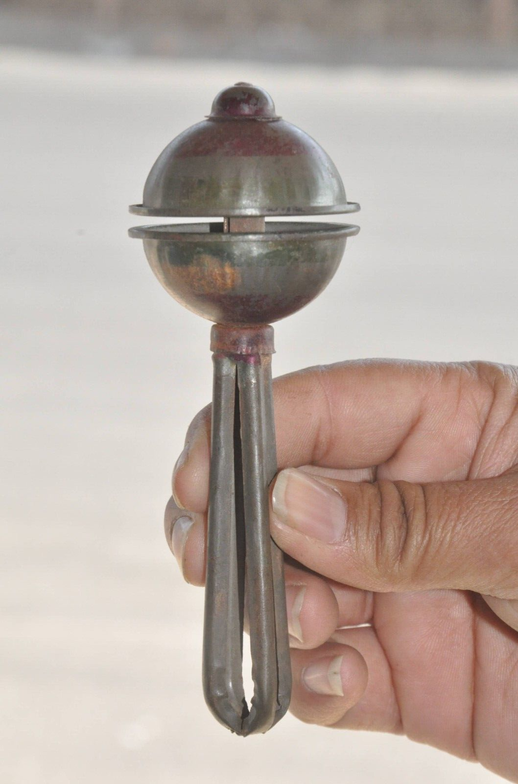 2 Pc Vintage Round Shape Litho Print Baby Rattle Toys | eBay