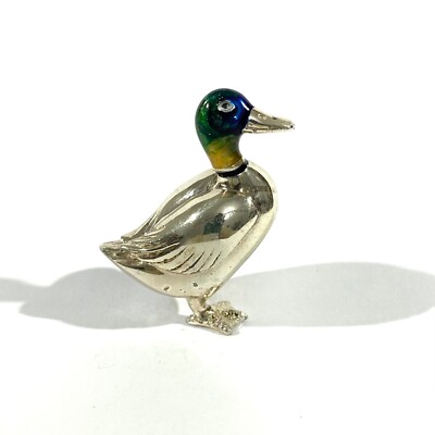 Miniatures - Sterling Silver Duck