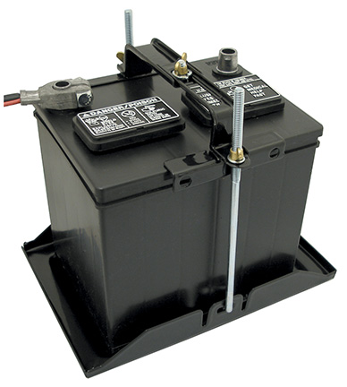 WirthCo Battery Hold Down Universal Vinyl Coated Black Carbon Steel ...