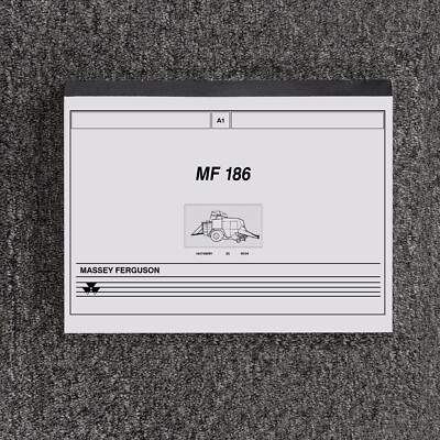 Massey Ferguson MF186 MF 186 Baler Parts List Catalog Manual Book | eBay