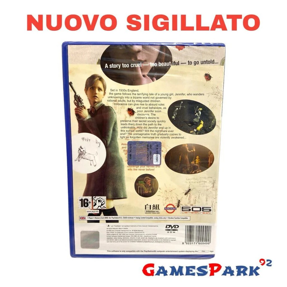 Rule of rose ps2 playstation 2 gioco nuovo per UK pal di da x 505 games ...
