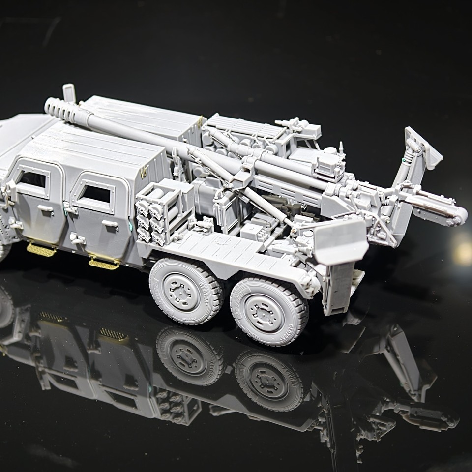 3D Printed 1/35 China Mengshi PCL-171 Vehicle-Mounted Howitzer Model ...