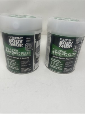 set of 2 Evercoat Body Shop Extra Strength Fiberglass Filler for Rust ...