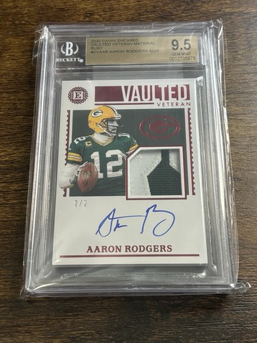 🏈💎 2020 Panini Encased Aaron Rodgers Auto Ruby 2/2 BGS 9.5 💎🏈 | eBay
