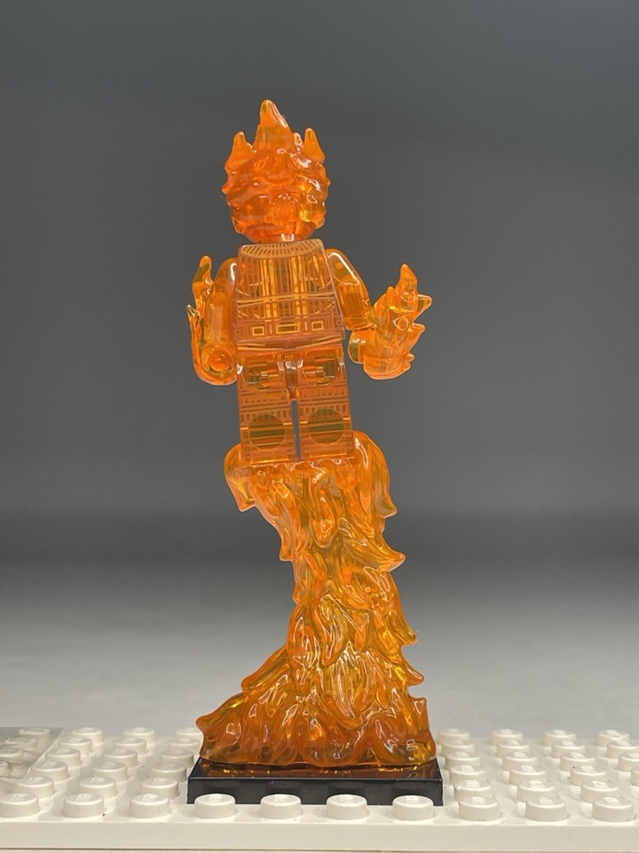 New Marvel Super Heroes Fantastic Four Human Torch LegoMinifigure ...