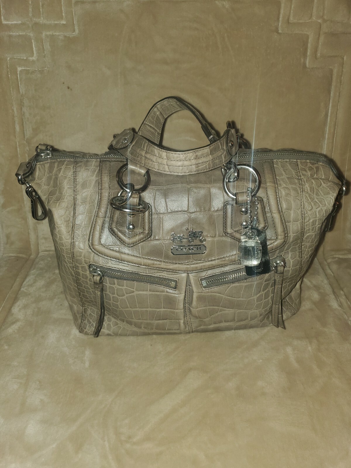 Coach 15260 Madison Audrey Embossed Leather Satchel B… - Gem