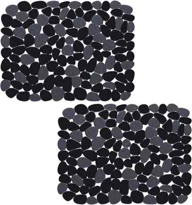 Pebble Sink Mat for Stainless Steel/Ceramic Sinks 2 Pack PVC Sink ...