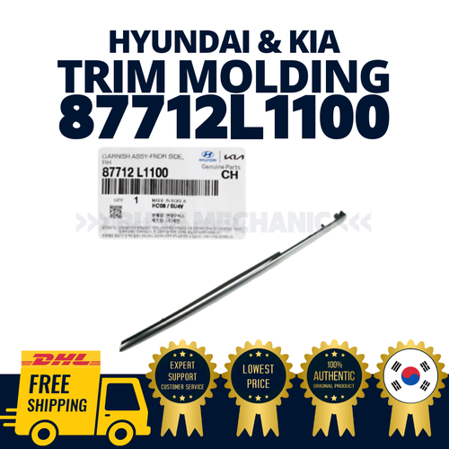 GENUINE OEM Hyundai Kia Trim Molding Garnish Assy Fndr Side RH ...